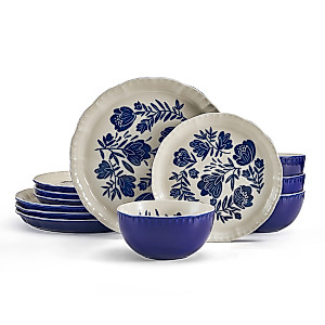 Pfaltzgraff Madison 12 Piece Dinnerware Set, Service For 4, Multicolored