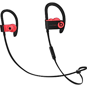 Beats by Dr. Powerbeats3 Wireless In-Ear Headphone W/MKK Car Adapter (Renewed) (Siren Red)