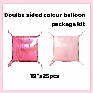 Orgnafey Hot Magenta Pink Square Foil Balloons Wall Backdrop Double Sided Metallic Balloon Tunnel Arch Garland Kit For Anniversary Bachelorette Birthday Engagement Bridal Baby Shower Party Decorations