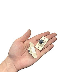 8 Pieces Mini Self Adhesive Wheels, Stick on Wheels, Self Fixed Wheels, Non Swivel Caster, Plastic Wheel for Box Bottom Storage Rack Cabinet Drawer