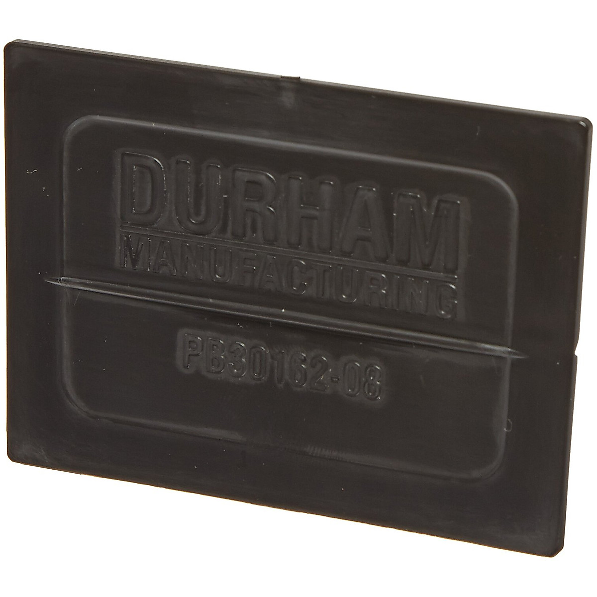 Durham PB30162-08 Polypropylene Horizontal Divider for PB30210-21 and PB30220-21 Hook-On Bins, 1/4" Length x 5" Width x 2-3/4" Height, Black (Pack of 6)