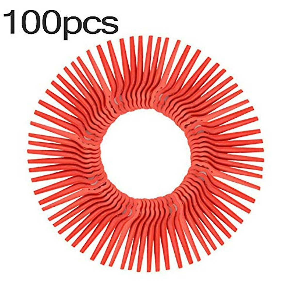 Chuancheng 100Pcs Plastic Cutter Blades Replacement for Stihl PolyCut 2-2 Garden Lawn Mower Trimmer Blades 4008 007 1000 Grass Cutter Tool (100)