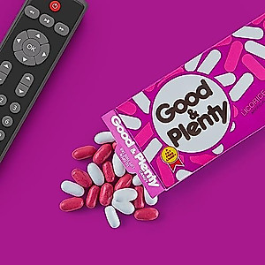 GOOD & PLENTY Licorice Fat Free, Candy Boxes, 6 oz (12 Count)