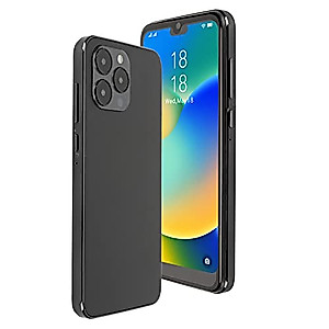 6.1 Inch Face Recognition Phone 6800mAh I14 Pro Phone 4GB 32GB Black Front 8MP Rear 16MP for Work Use (US Plug)