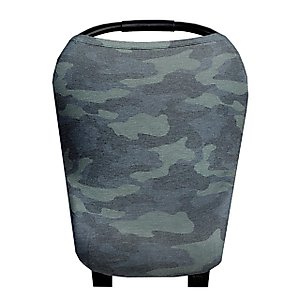 Copper Pearl Multi-Use Cover: Car Seat Covers, Nursing Cover, and Stroller Cover for Sun - Stretchy Fabric, All-Season Use, Stylish Designs, Easy Access for Moms - Hunter