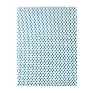 Best Price Mattress 4 Inch Egg Crate Memory Foam Mattress Topper with Cooling Gel Infusion, CertiPUR-US Certified, Short Queen Light Blue