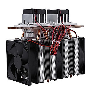 Peltier Cooler, 144W 12V 15A Low Noise Thermoelectric Peltier, for Making Small Refrigerators Small Air Conditioners Pet refrigerators Semiconductor Experiments