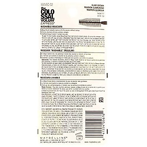 Maybelline New York Volum' Express Colossal Washable Mascara, Glam Brown [232] 0.31 oz (Pack of 3)