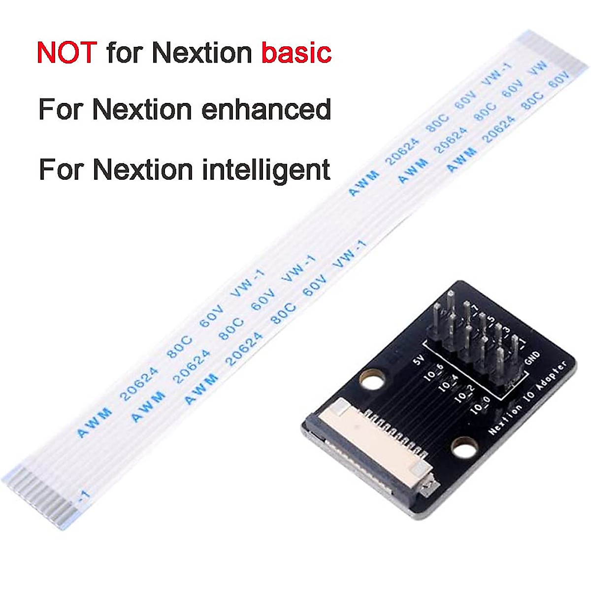 Nextion IO Adapter GPIO Expansion Board for Nextion Enhanced 2.4" 2.8" 3.2" 3.5" 4.3" 5" 7" Nextion Intelligent Display 4.3/5/7/10.1 inch (Pack of 2)