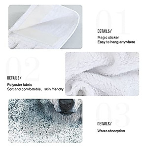 Kigai Hand Towels The Mighty Wolf Hand Towels for Bathroom Kitchen Hanging Hand Towels Ultra Soft and Highly Absorbent Quick-Dry Hand Towels 18.2x14in