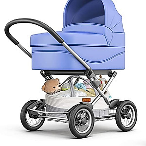 Meilleur Baby Diaper Caddy Organizer: Cotton Rope Diaper Caddy for Baby Girl & Baby Boy - large diaper caddy basket for Changing Table & Car - Baby Caddy with Removable Inserts - Portable Baby Basket