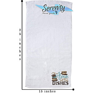 Decorative Kitchen and Bath Hand Towels | Rustic Tea Rag | Spring Summer Fall Winter Decor | White Towel Home Holiday Decorations | XMAS Wedding Gift…