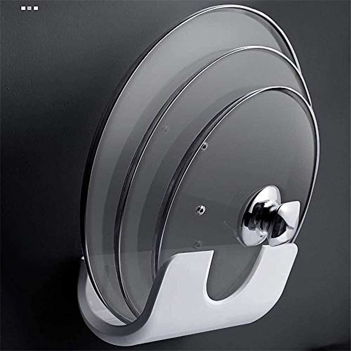 DRNKS Spoon Pot Lid Shelf Cooking Storage Kitchen Decoration Tool Holder & Xs Silicone Smiling Dwarf Creative Pot Lid Holder Spoon Holder Kitchen Pot/Lid Holder Suitable for Kitchen