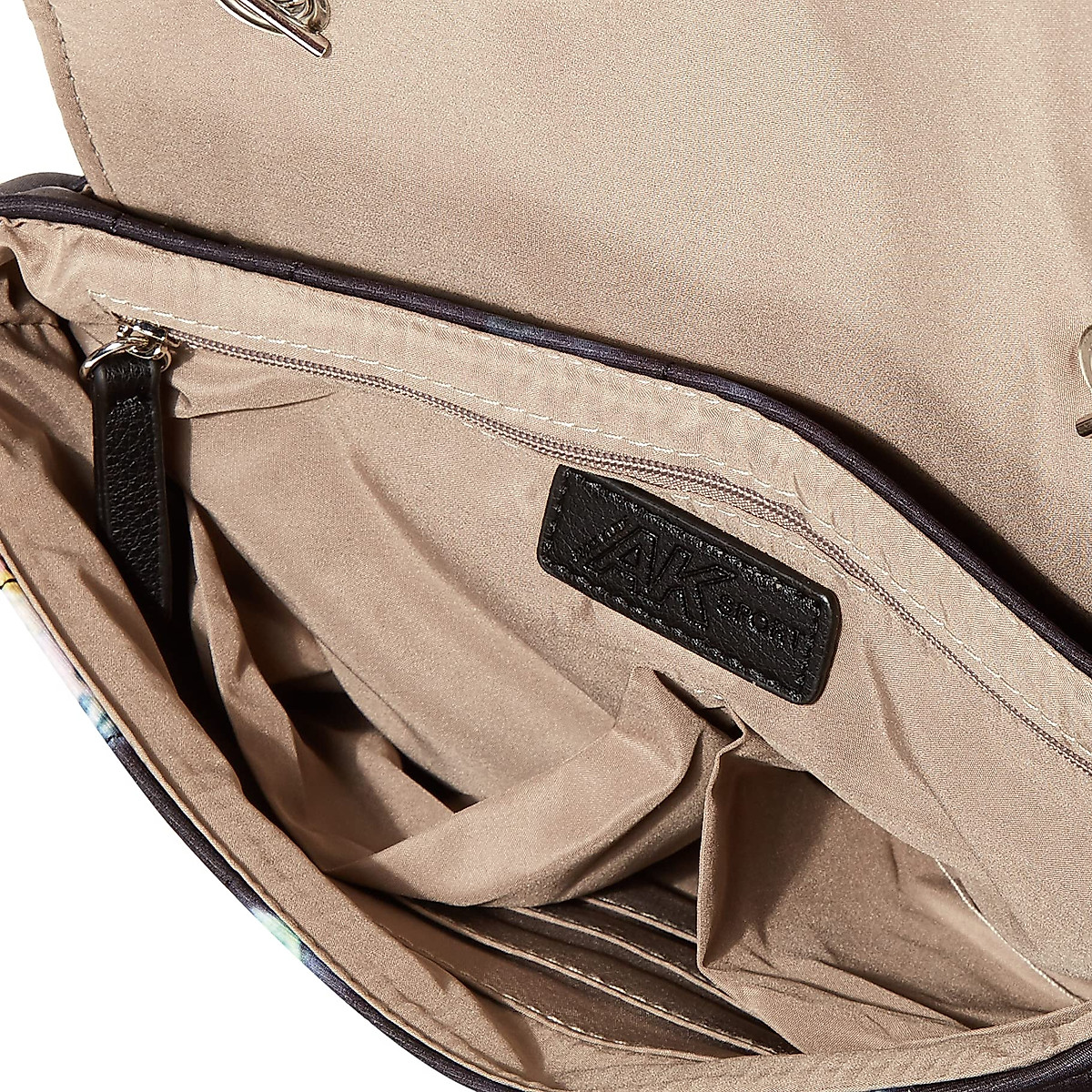 Anne Klein Neoprene Flap Crossbody, Floral