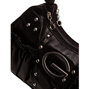 Shoulder Studded Hobo Shoulder Handbag by Handbags For All