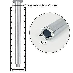 scottchen PRO Upgrade Trim Nail Punch Tool Heavy Duty 10-1/8 inch Gutter Nail Driver for 1-1/4in More or Less Trim Nail Black 1pcs