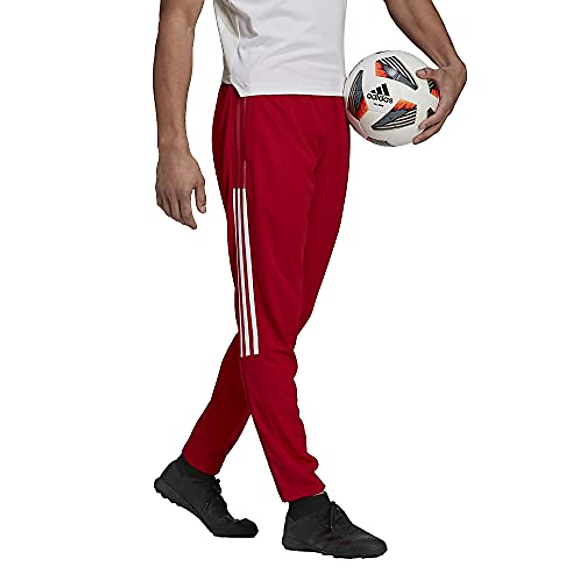 adidas Men's Tiro 21 Track Pants, Red, X-Small