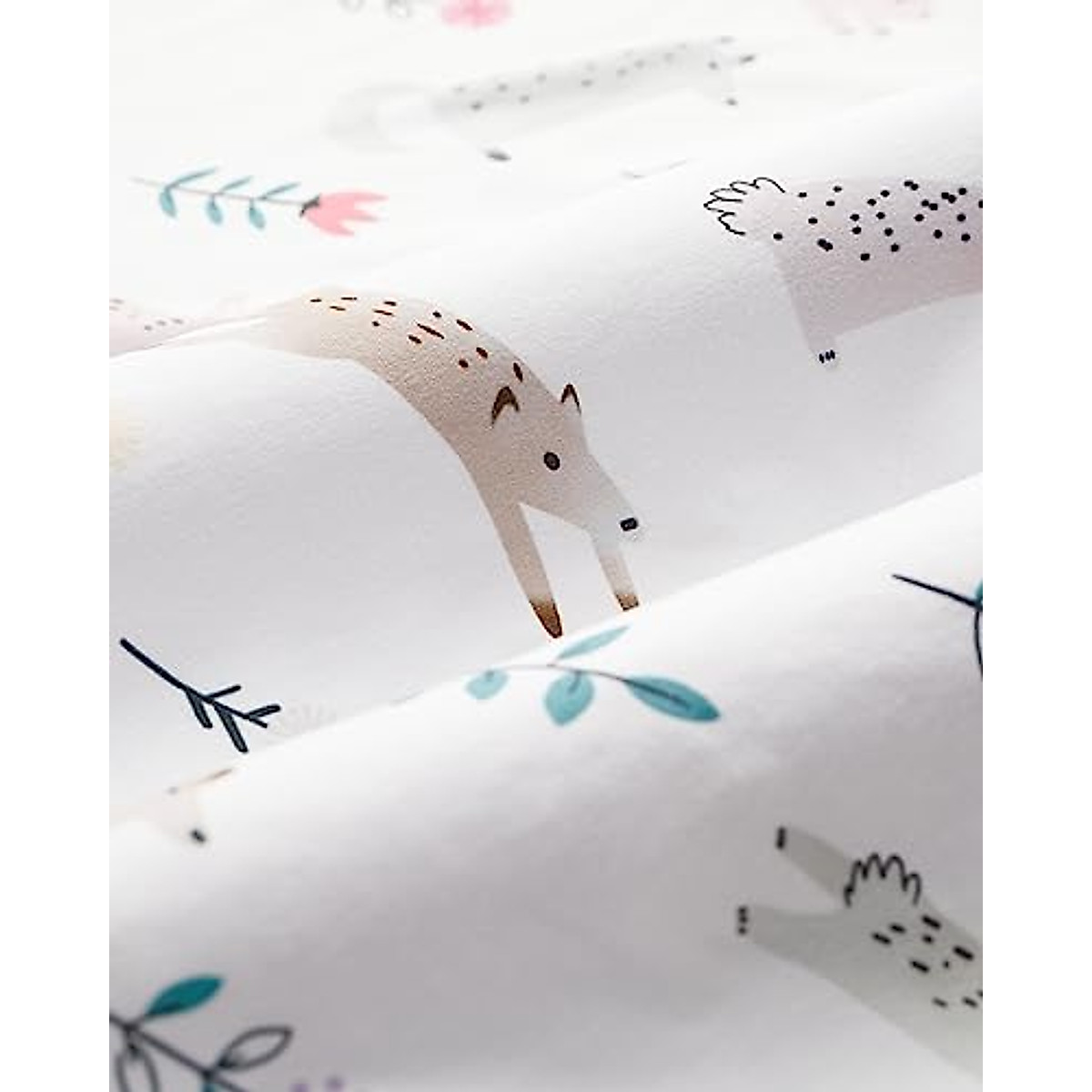 Extra Stretchy Changing Pad Cover, TotBasic Ultra Soft Premium Jersey Knit Changing Pad Sheets, Unisex for Boys and Girls, Safety Strap, Fits All Standard Changing Tables/Dresser Tops - 2 Pack