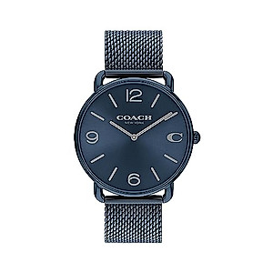 Coach Elliot Men's Watch | Contemporary Minimalism with Distinctive Artistry | A True Classic Designed for Every Occasion | Water Resistant (Model 14602650)