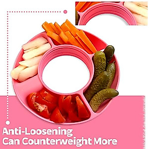 BELL BEAR Snack Bowl For stanley Cup Accessories，For stanley 40 oz tumbler with handle，simple modern 40 oz tumbler Accessories，Snack Bowl Combo (pink)