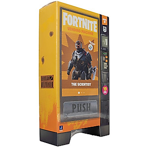 FORTNITE Vending Machine, Includes Highly-Detailed and Articulated 4-inch The Scientist Figure, Weapons, Back Bling, Building Materials, More Outfits Dropping Soon