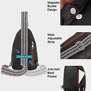 CLUCI Small Sling Bag For Women Bundles With Fanny Pack