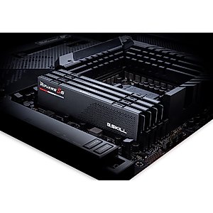 G.SKILL Ripjaws S5 Series (Intel XMP 3.0) DDR5 RAM 32GB (2x16GB) 6000MT/s CL30-40-40-96 1.35V Desktop Computer Memory UDIMM - Matte Black (F5-6000J3040F16GX2-RS5K)