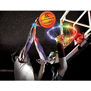 Cipton Basketball LED Rim Lights, Perfect for Basketball Hoop Outdoor and Indoor, Outdoor Games, Basketball Accessories, Remote Included