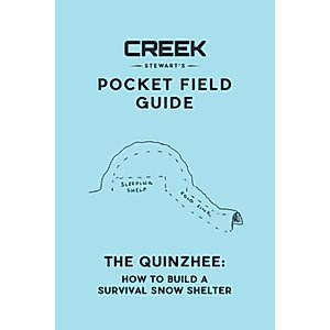 Pocket Field Guide: the QUINZHEE: How to Build a Survival Snow Shelter