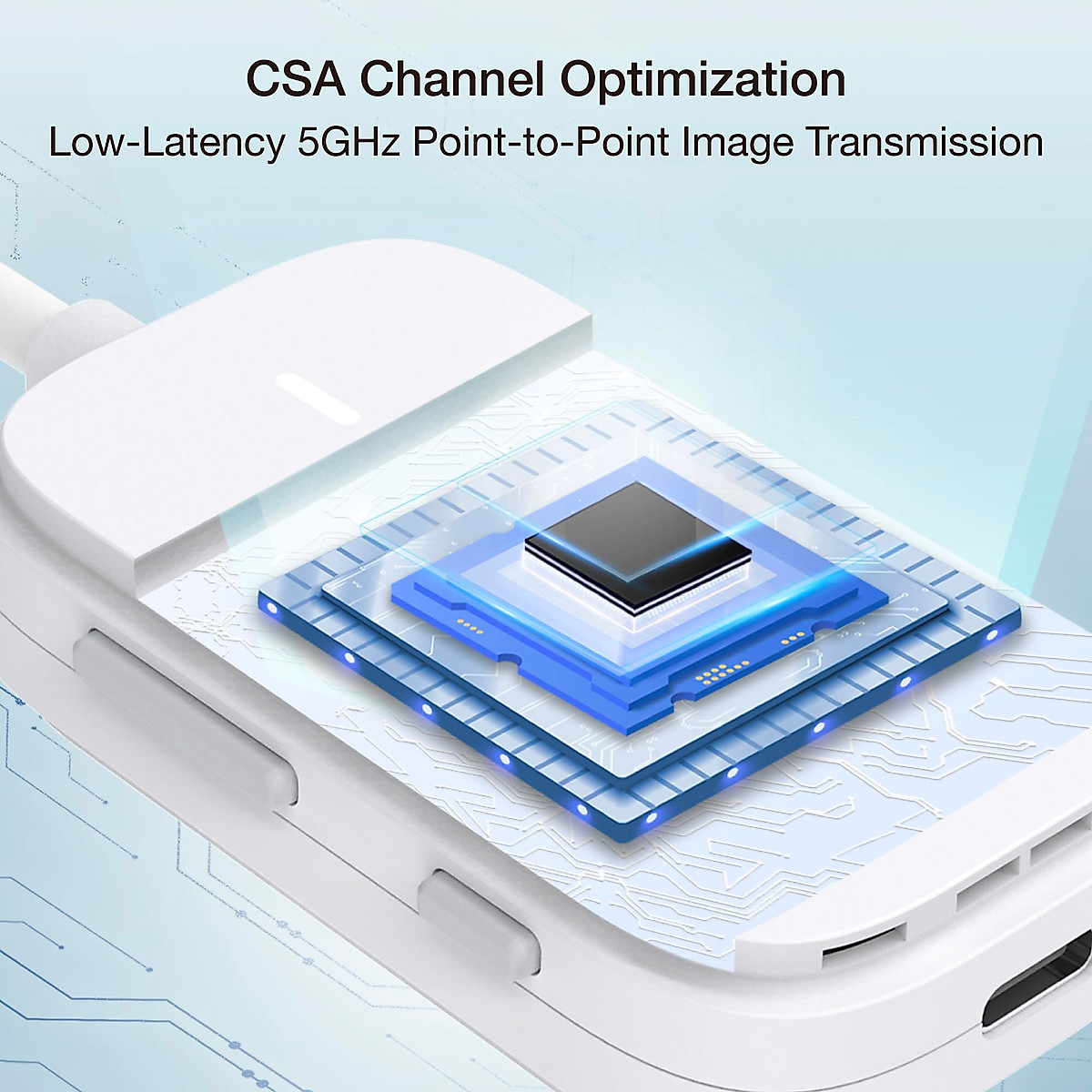 EZCast Wireless HDMI to HDMI Transmitter and Receiver, 1080P 60HZ, Screen Mirror and Extend to TV for Laptop/PC/PS5, 30m HDMI, 40m HDMI, 50m HDMI