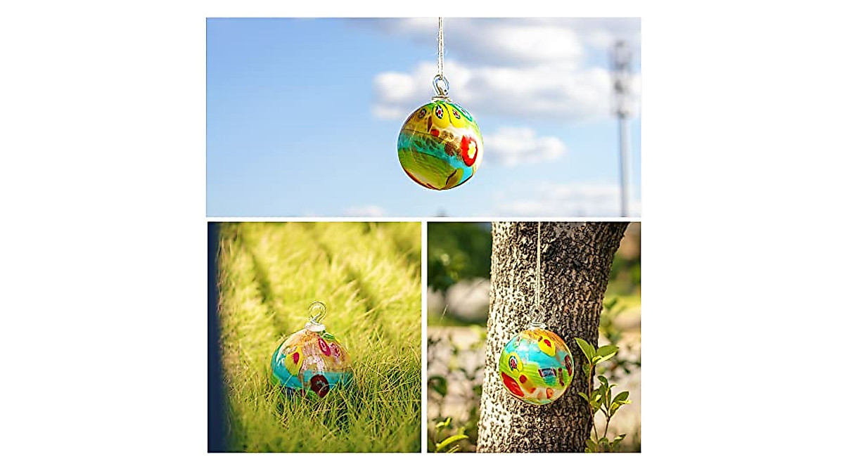 Unique Hand-Blown Glass Gazing Balls for Garden & Home Decor
