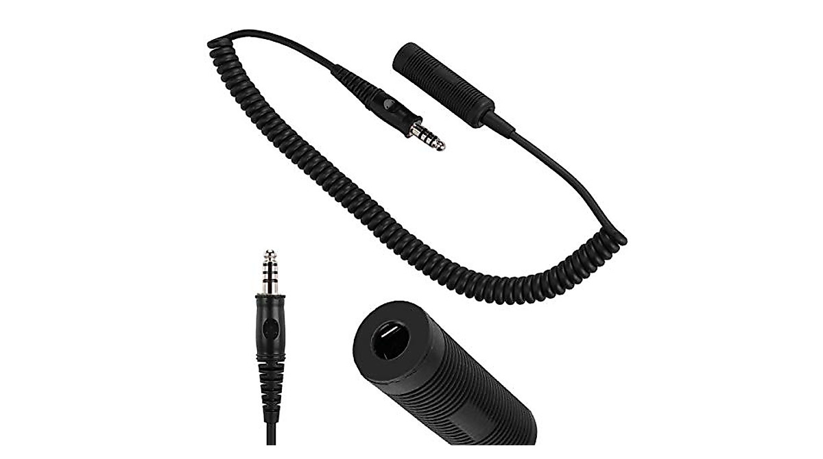 Demeras Headphone Extension Cable for Military Use