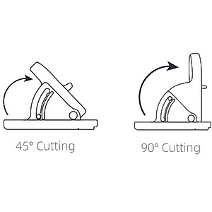 TAIYUYUE Cutter 45/90° Bevel Mat Board Cutter, 3 Spare Double-end Blades, Photo Frame Kraft KT Foam Chevron Board Vertical Model Artwork Tools Knife