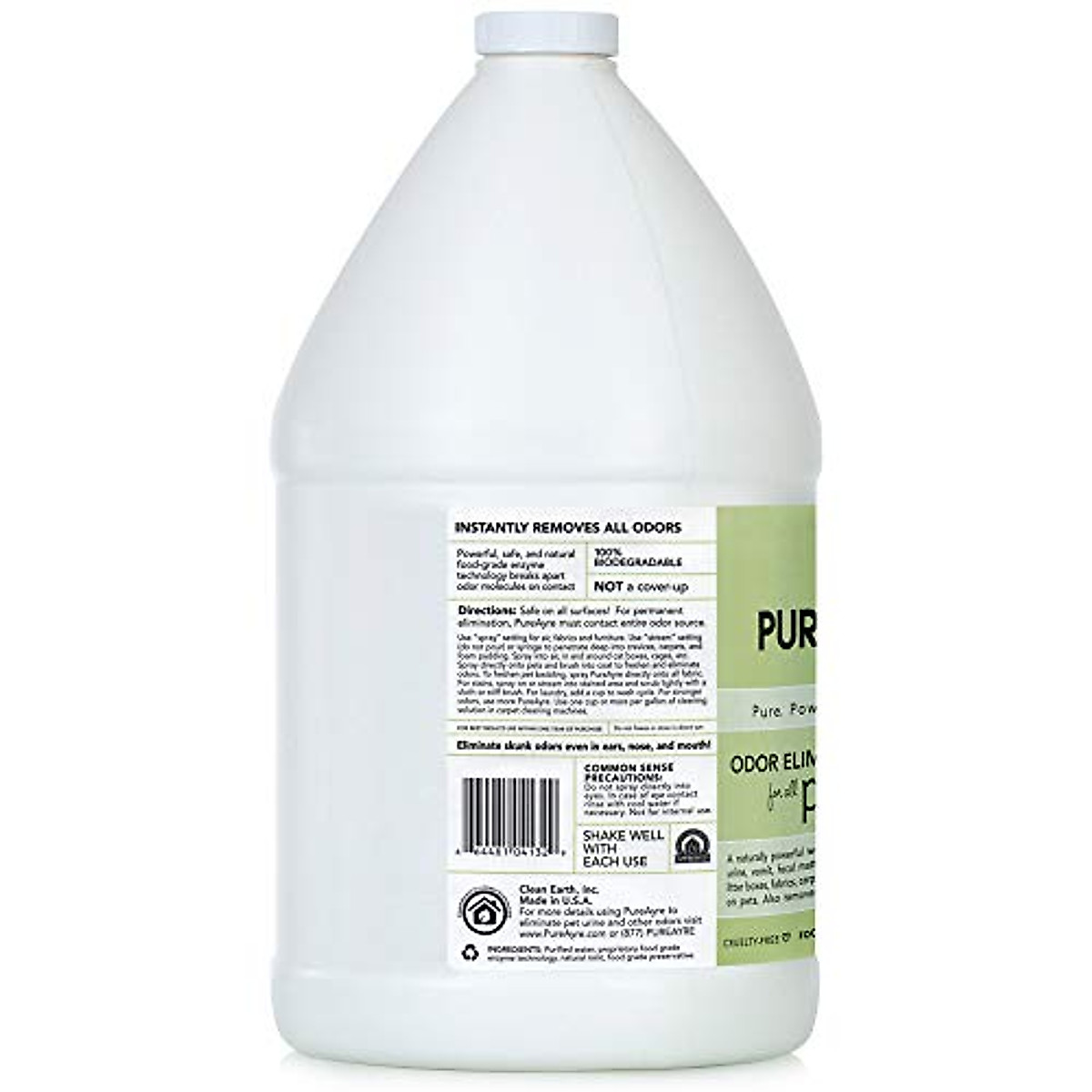 PureAyre – All-Natural Plant-Based Pet Odor Eliminator – Pure, Powerful, and Completely Safe – 1 Gallon