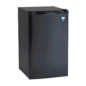 Avanti AVARM4416B Refrigerators, Glass Shelves, Door Freezer Compartment, Defrost, Energy Star, 4.4 cubic feet,Black, 33" x 19.3" x 22"