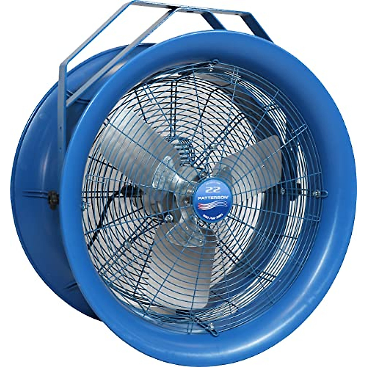 Patterson High Velocity Fan with Yoke Mount, 1 PH 115/220v H22A