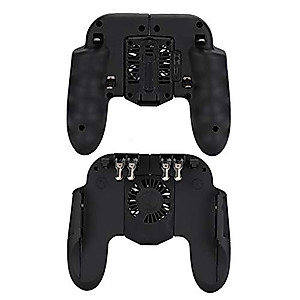 Hilitand Smartphone Gamepad with Cooling Fan Design,Back Style Shoot Smartphone Gamepad,Mechanical keystroke Feel,Suitable for Phones Under 6.5inch