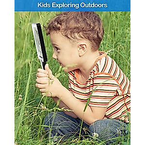 Magnifying Glass with 50 LED Light - 3X 10X Handheld Magnifier Rectangular Magnifying Glasses with Touch Switch Reading Magnifiers for Seniors Books Small Print Coins Exploring Crafts