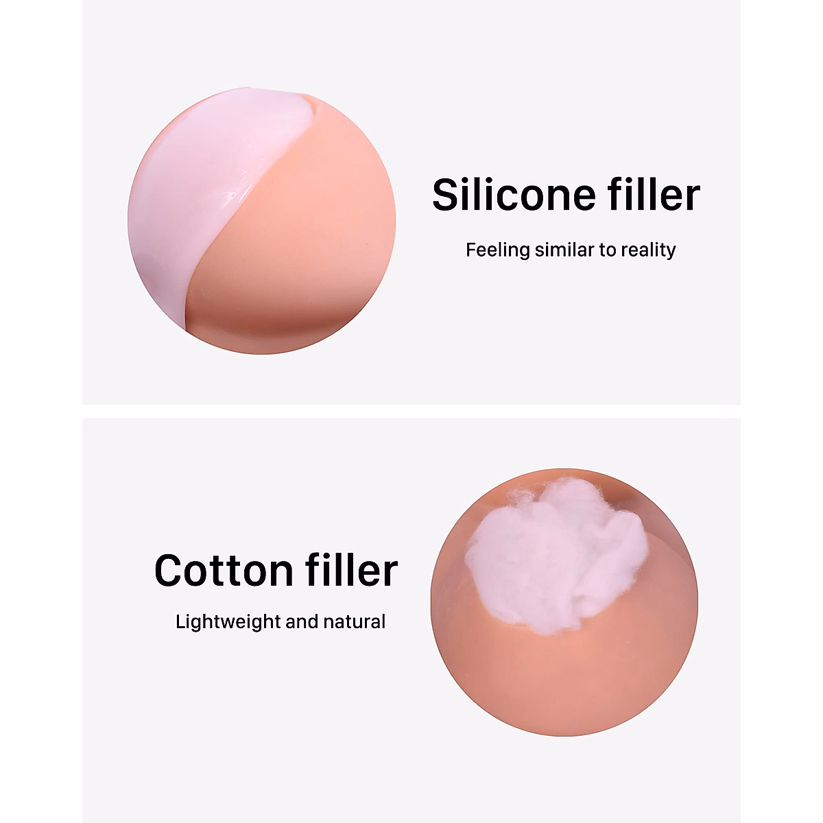 KUICEO Silicone Breastplate B Cup Fake Boobs Breast Forms Realistic Fake Breasts for Crossdresser Transgender Drag Queen