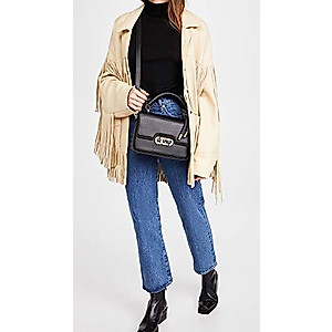 Marc Jacobs Women's The J Link Shoulder Bag, Black/White, One Size