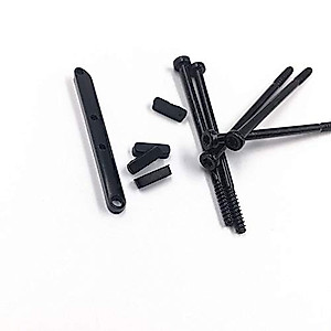 New Replacement Top Upper & Bottom Cover Full Housing Shell Case Cover with Kits for Xbox 360 Slim Console Black