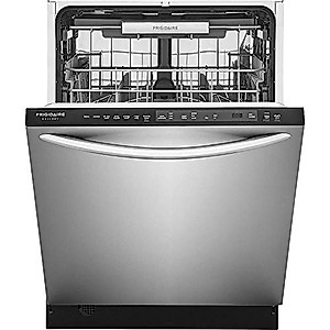 Frigidaire FGID2479SF 24" Energy Star Fully Integrated Built-In Dishwasher with 14 Place Settings 7 Wash Cycles Cycle Complete LED Floor Beam Indicator and EvenDry Drying System in Stainless Steel
