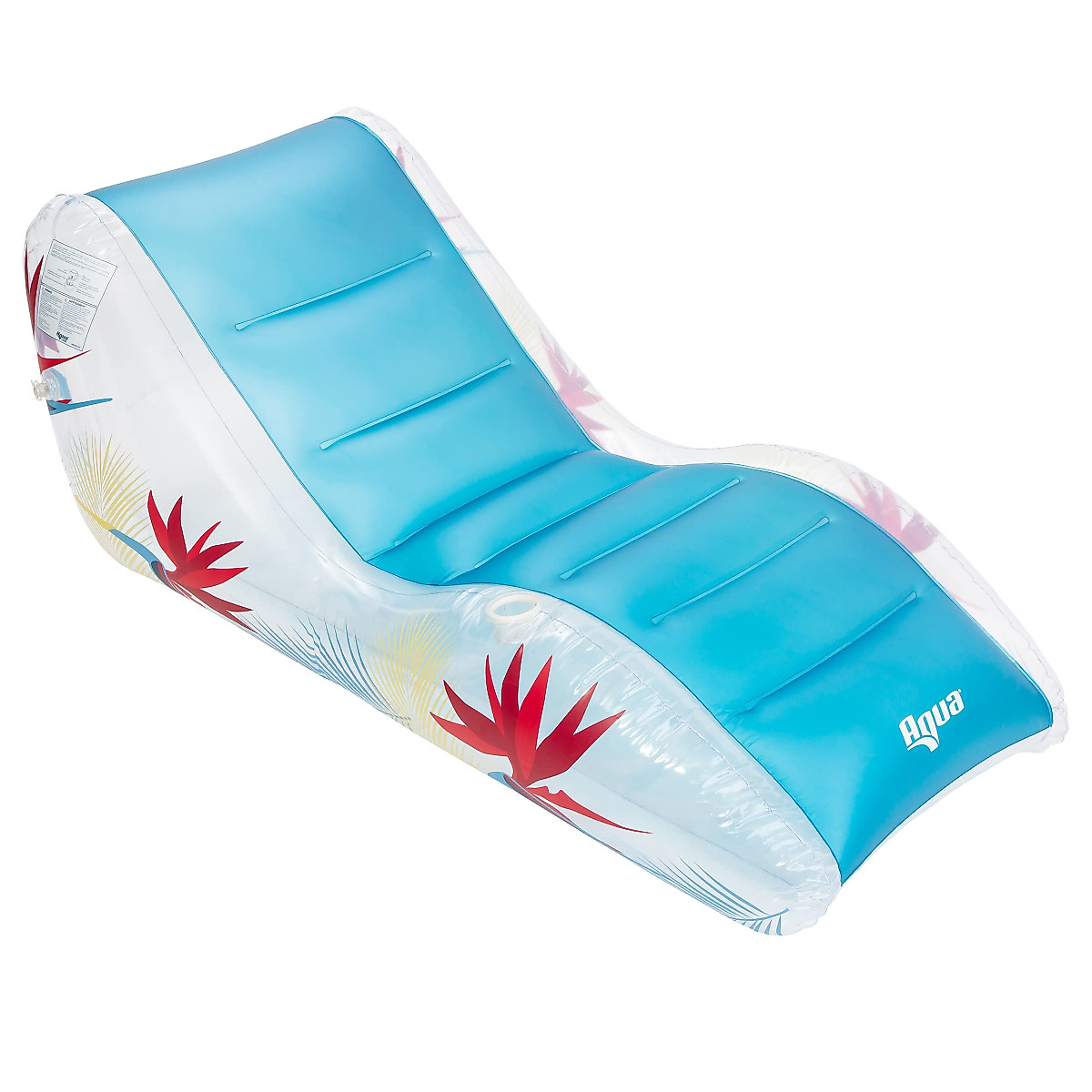 New Aqua Paradise Zero Gravity Pool Recliner Lounge – Bird of Paradise Pool Float Lounger with Cup Holder – The Ultimate Pool Chair