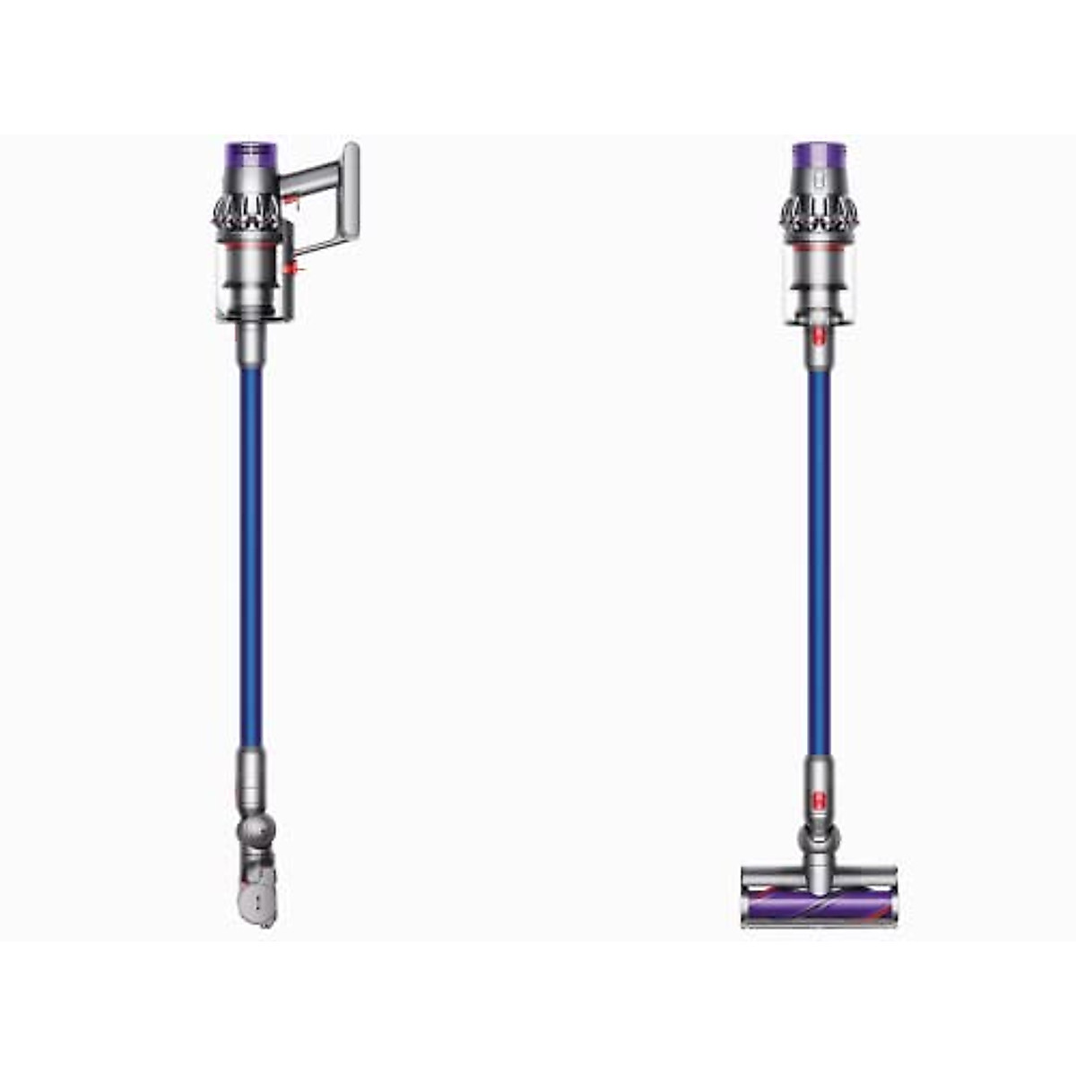 Dyson V10 Allergy Cordless Stick Vacuum Cleaner: 14 Cyclones, Fade-Free Power, Whole Machine Filtration, Hygienic Bin Emptying, Wall Mounted, Up to 60 Min Runtime, Blue