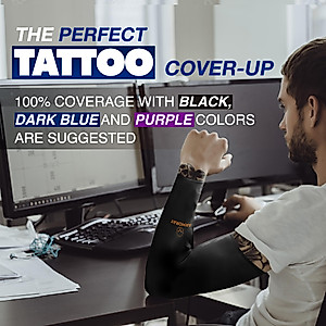 ARMORAY Arm Sleeves for Men - Tattoo Cover Up Sleeves - Arm Sleeves for Women - Sleeves to Cover Arms for Women & Men - Arm Compression Sleeve