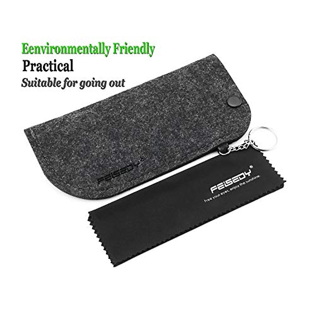 FEISEDY Vintage Small Rectangle Sunglasses Women Men Retro Trendy Square Metal Frame Narrow Sun Glasses B2295