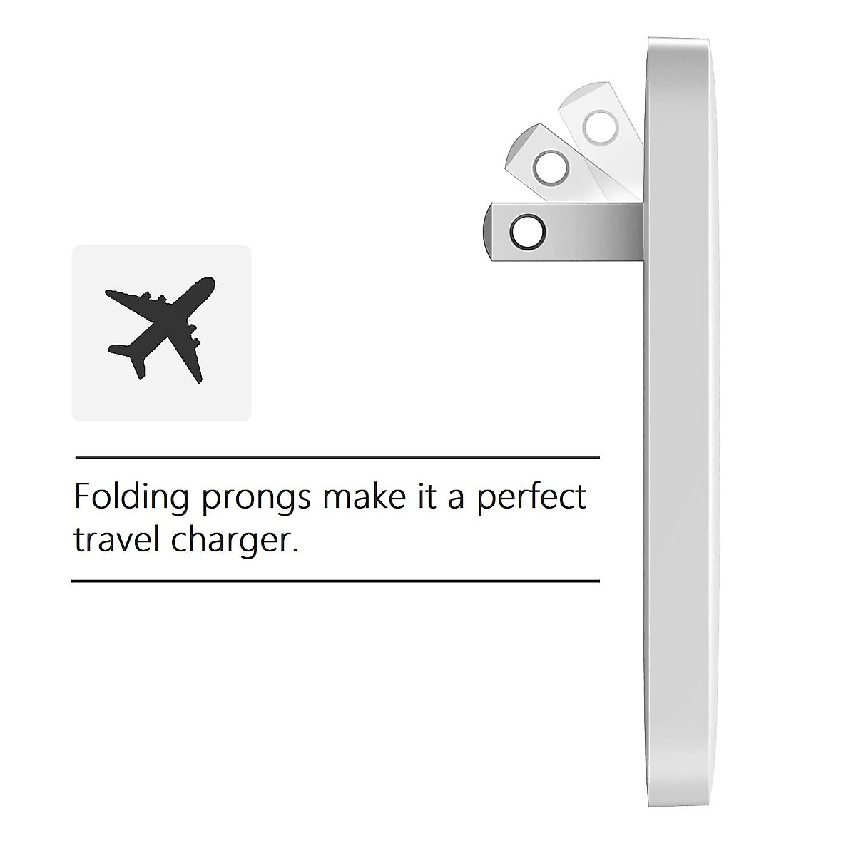 Type C Flat Wall Charger, Galvanox Ultra Slim (Multi-Port Power Adapter) for iPhone 11/12/13 iPhone 14 Pro/Max and Samsung Galaxy Models, 20W Fast Charging Outlet Plug - 3 Pack (Dual USB-C USB-A)