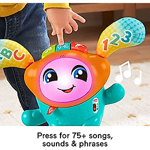 Fisher-Price Baby & Toddler Learning Toy Dj Bouncin’ Beats With Music Lights & Bouncing Action For Ages 6+ Months