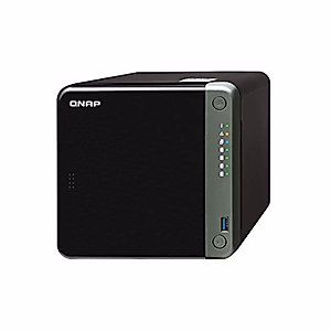 QNAP TS-453D-4G 4 Bay NAS for Professionals with Intel® Celeron® J4125 CPU and Two 2.5GbE Ports