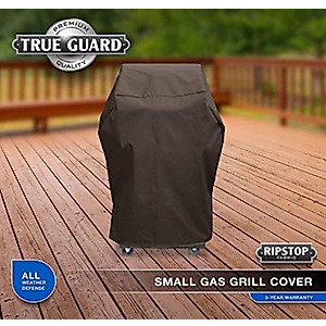 True Guard Grill Water Resistant Heavy Duty Patio Furniture Covers, Fade/Stain/UV Resistant for Outdoor Patio Furniture, 600D Rip-Stop Brown 34in